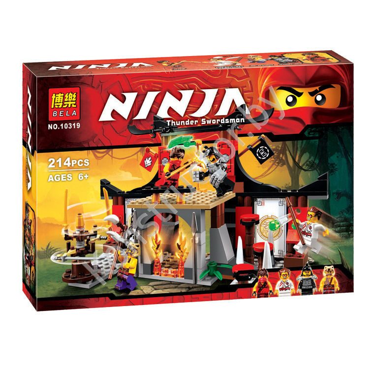 Конструктор Bela Ninja (Ниндзя) 10319 Решающее сражение Додзе 214 дет ...